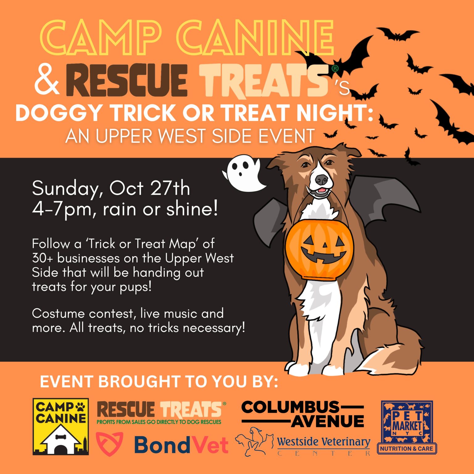 Camp Canine's Third Annual Trick or Treat Night for Dogs: An Upper West ...